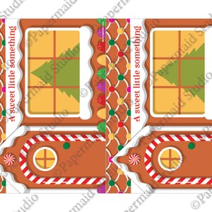 PRINTABLE Gingerbread House Christmas Gift Card Holder -- Winter Break ...