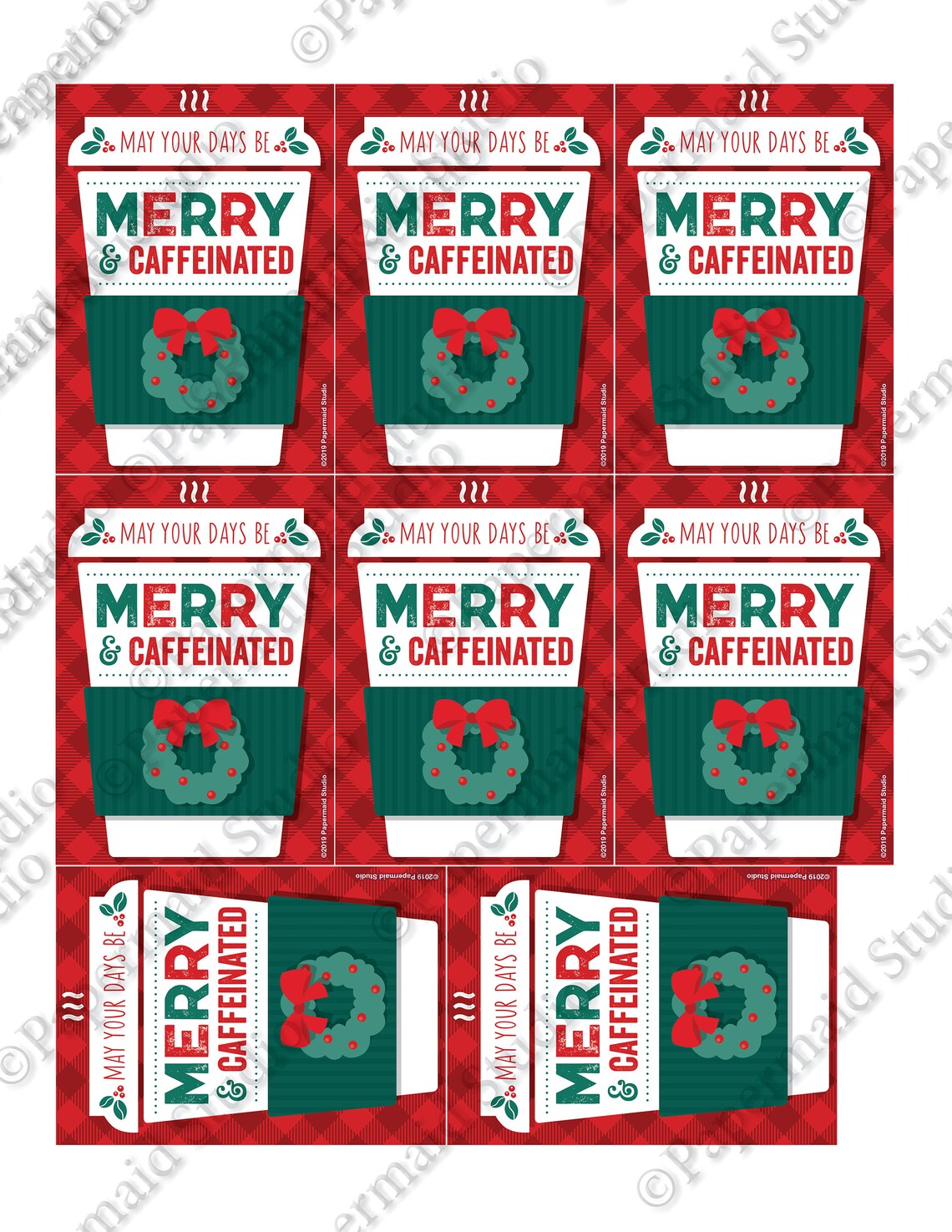 PRINTABLE Coffee Gift Tag Teacher Christmas Gift Coffee - Etsy