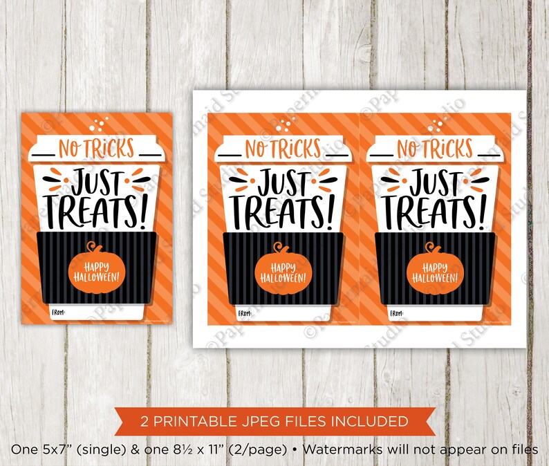 Halloween Gift Card Holder for Coffee - Teacher Halloween Gift ...