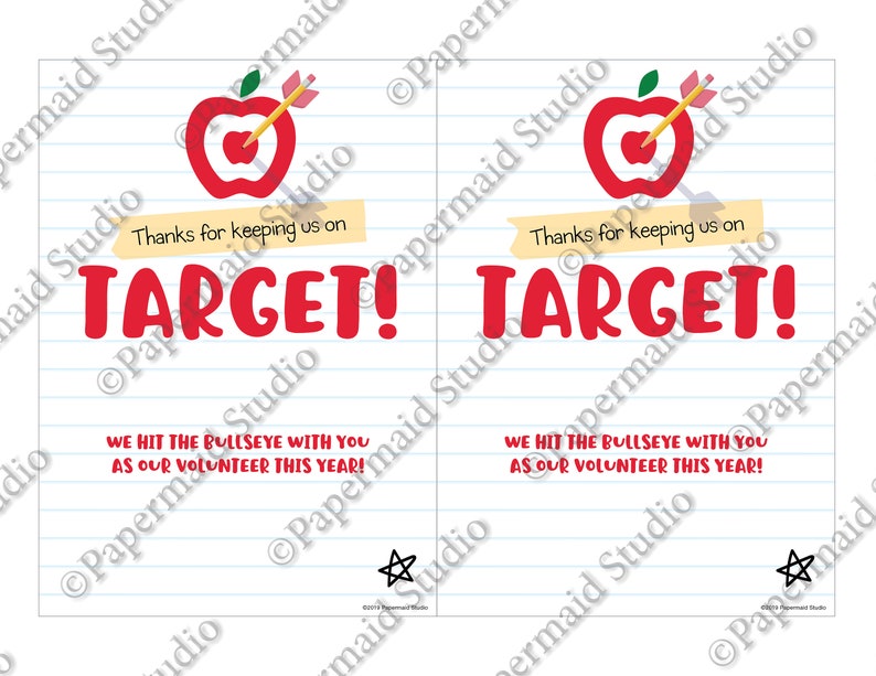 Volunteer Thank You Card Printable Classroom Helper - Etsy