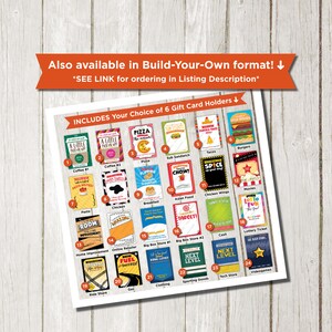 College Student Gift Card Book Printable Bundle - College Survival Kit ...