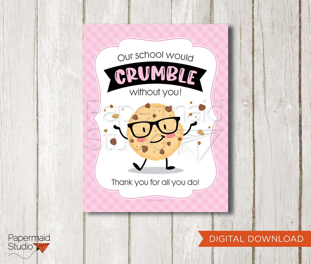 Teacher Appreciation Gift - Teacher Appreciation Cookie Sign ...