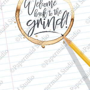 PRINTABLE Back to School Coffee Teacher Gift Card Holder - First Day of ...