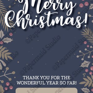 PRINTABLE Teacher Christmas Gift Card Holder -- Winter Break Card ...