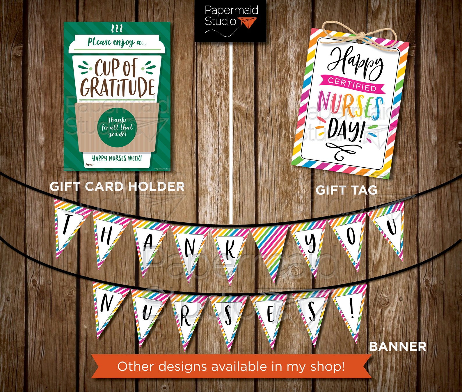 Nurse Thank You Sign Printable Nurses Day Banner Nurse - Etsy