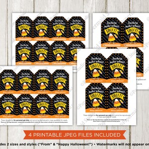 Halloween Teacher Gift Tag Printable Teacher Halloween Treat - Etsy