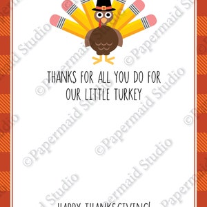 PRINTABLE Teacher Thanksgiving Gift Card Holder School Teacher ...