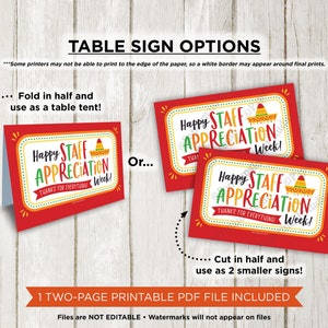 Teacher Appreciation Taco Signs Printable - Teacher Appreciation Gift ...