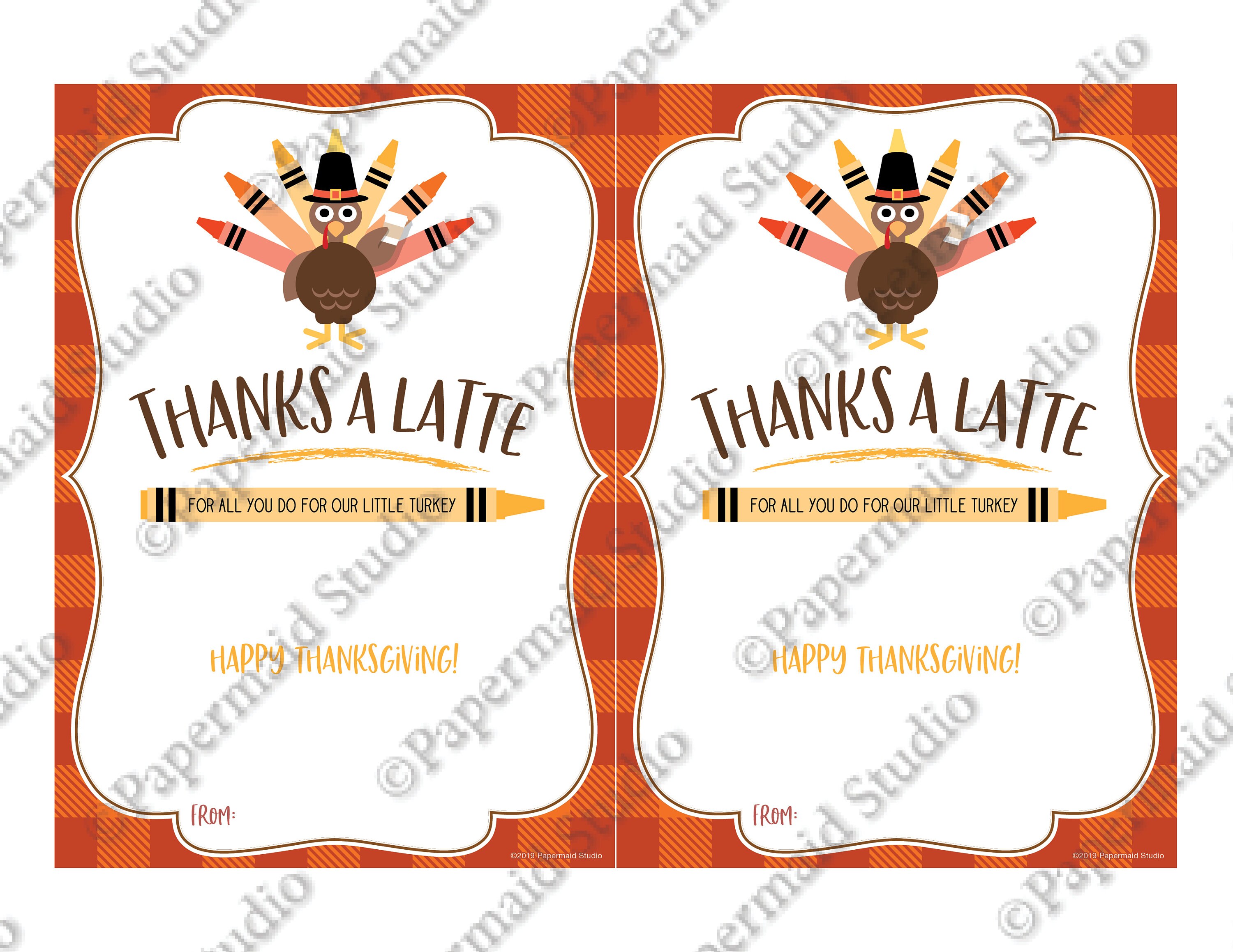 PRINTABLE Teacher Thanksgiving Coffee Gift Card Holder - Etsy