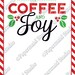 PRINTABLE Coffee Themed Christmas Card Coffee Holiday Card - Etsy