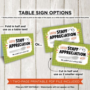 Teacher Appreciation Soup Signs Printable - Teacher Appreciation Gift ...