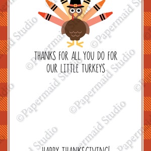 PRINTABLE Teacher Thanksgiving Gift Card Holder - School Teacher ...