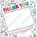 Summer Camp Thank You Card Printable Camp Counselor Gift Card Holder ...