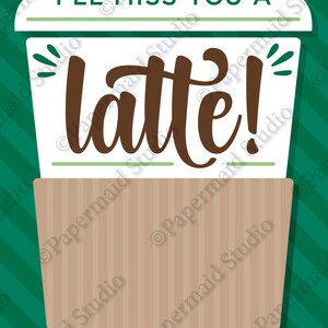 PRINTABLE I'll Miss You a Latte Coffee Gift Card Holder - Preschool ...