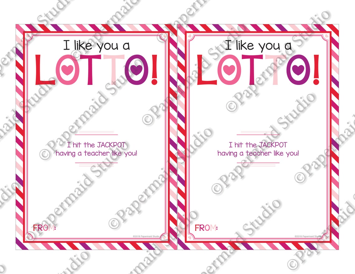 PRINTABLE Teacher Valentine's Day Card Valentine Card - Etsy