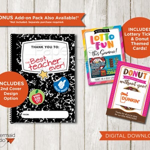 Teacher Thank You Card - Teacher Appreciation Target Card - Book Bundle ...