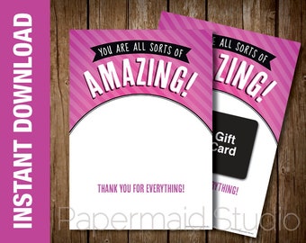 Employee Appreciation Gift Card Holder, Employee Appreciation Day ...