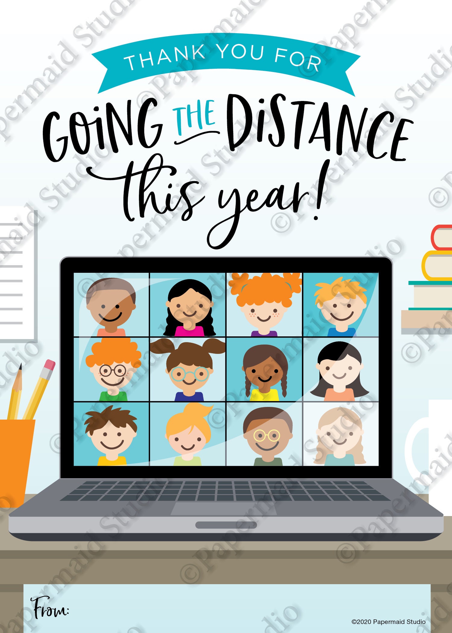 Virtual Teacher Appreciation Week Gift Card Holder Printable - Etsy