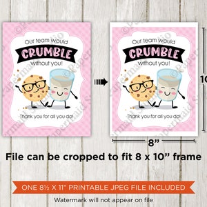 Employee Appreciation Gift - Staff Appreciation Printable - Teacher ...