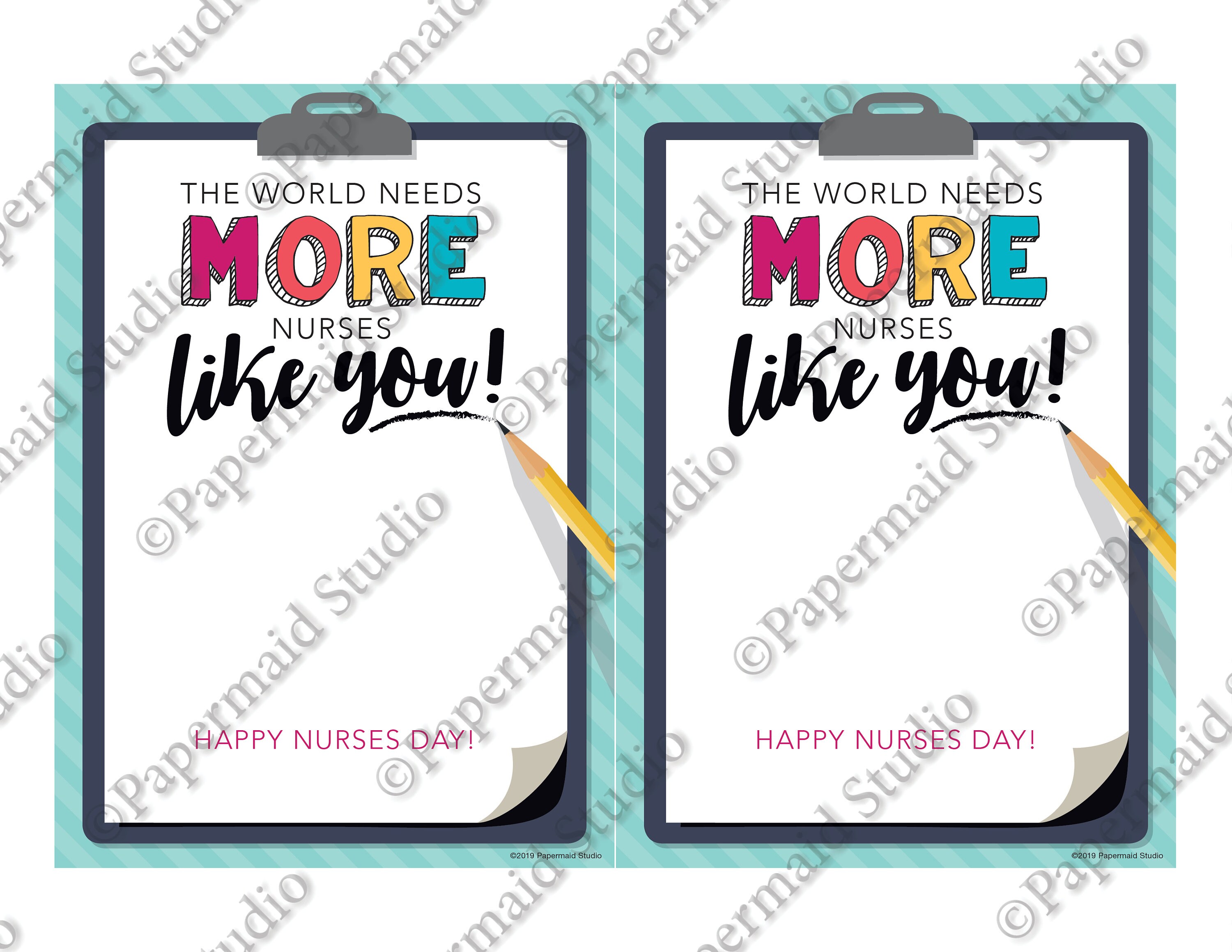 Nurses Day Thank You Gift Card Holder Printable Nurse Thank - Etsy