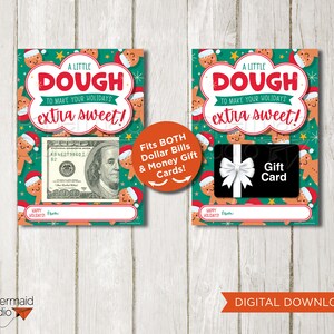 Christmas Money Holder Card Printable - Money Gift Card Holder ...