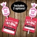 PRINTABLE Valentine's Day Gum Lollipop Tag Valentine You Blow Me Away ...