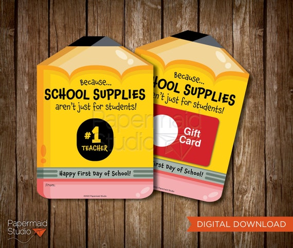 Back to School Teacher Card Printable Welcome Back Card - Etsy