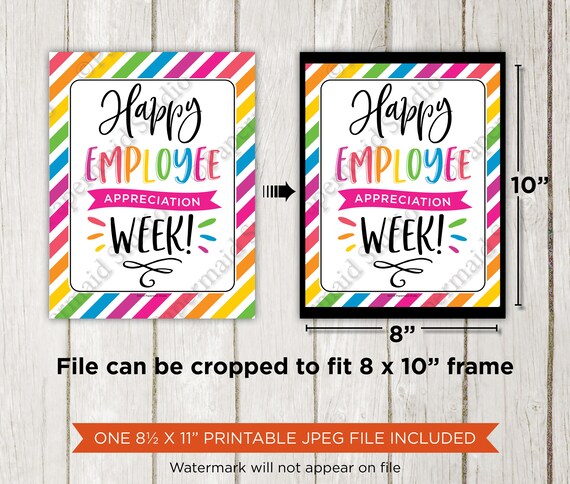 Employee Appreciation Poster Ideas