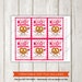 Valentine Pretzel Tags - Printable Pretzel Valentines Tag - Pretzels ...