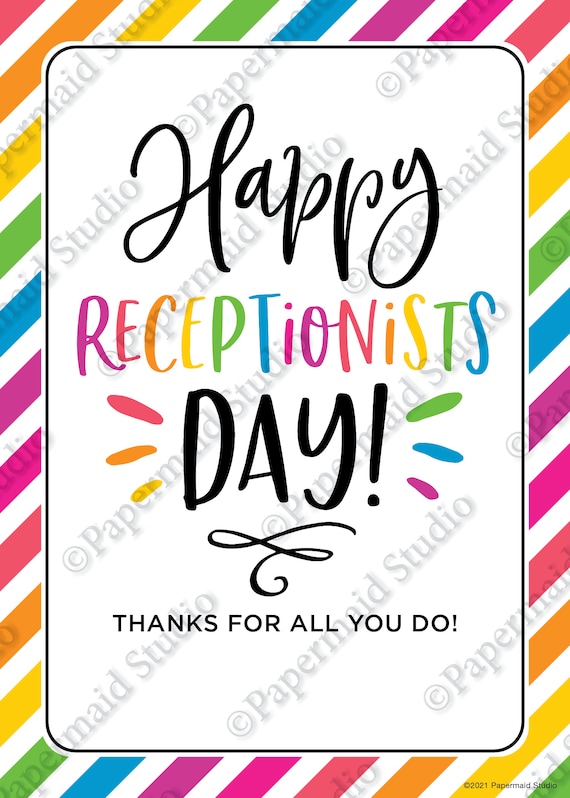 Happy Receptionist Clipart