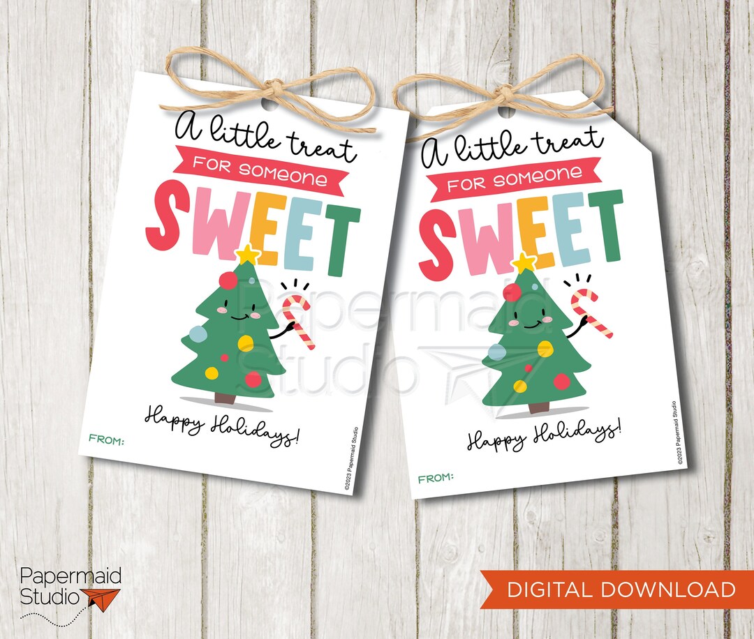 Christmas Gift Tag Printable - Teacher Christmas Gift - Staff Christmas ...