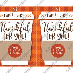 PRINTABLE Thanksgiving Coffee Gift Card Holder - Teacher Thanksgiving ...