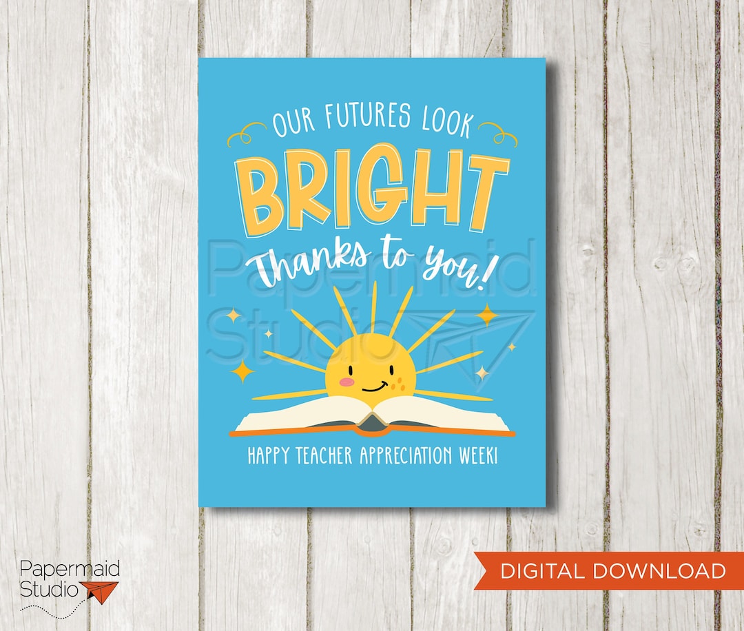 Teacher Appreciation Sign Printable - Teacher Appreciation Poster ...