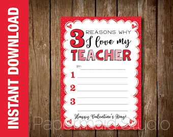 I Love My Teacher | Etsy