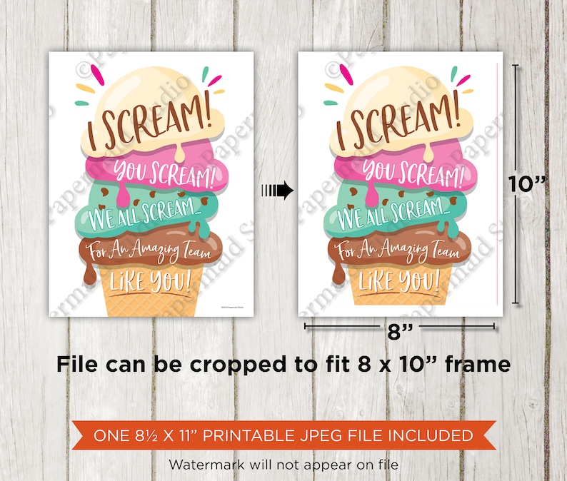 Employee Appreciation Gift - Staff Appreciation Printable - Teacher ...