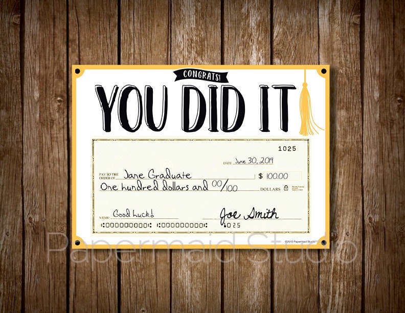 Graduation Money Holder Card PRINTABLE Graduation Card - Etsy