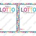 Printable Lottery Ticket Teacher Thank You Gift Teacher - Etsy