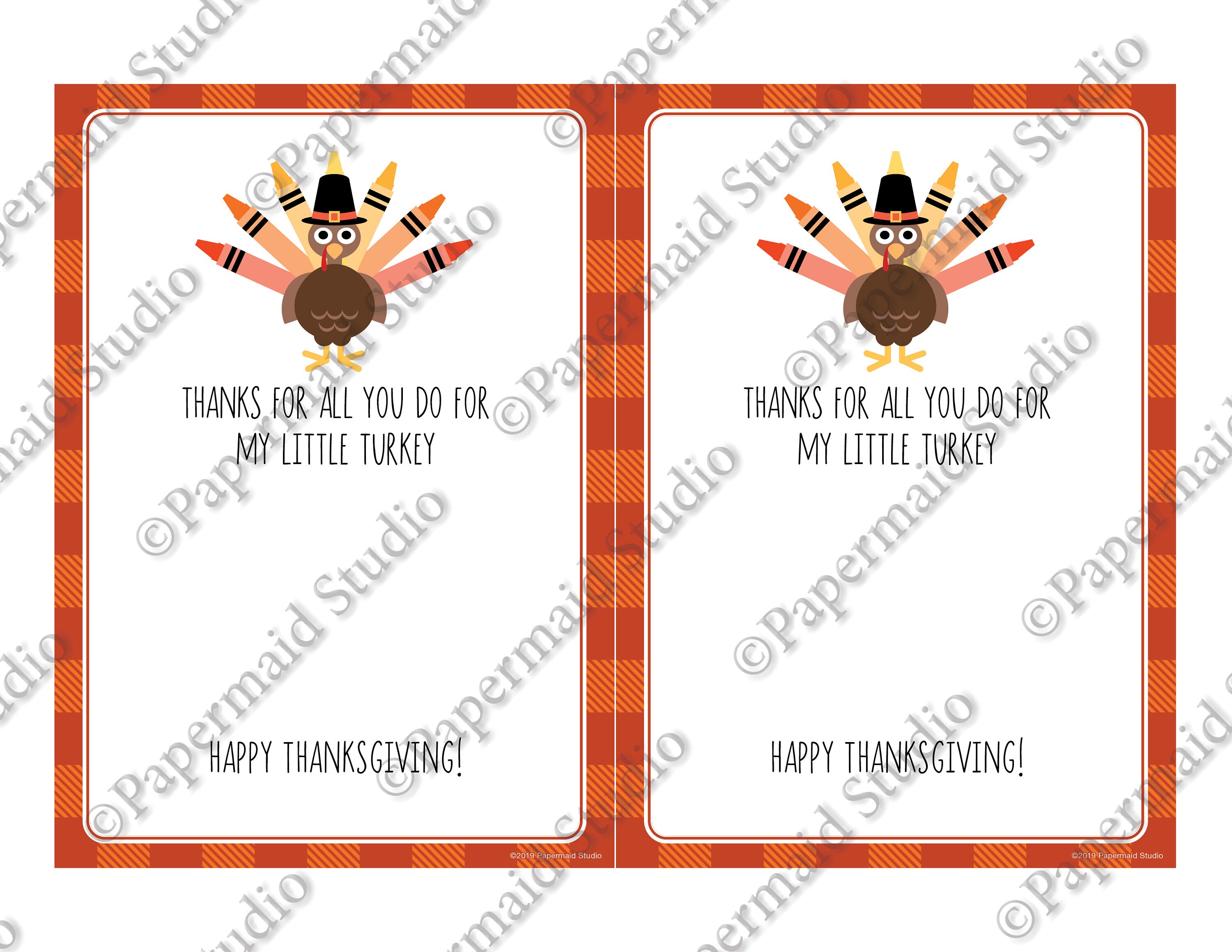 PRINTABLE Teacher Thanksgiving Gift Card Holder - Single Parent School ...