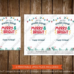 Teacher Christmas Gift Card Holder Printable Staff Christmas Gift ...