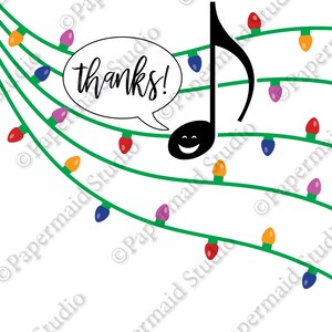 PRINTABLE Music Teacher Christmas Card - Band Teacher Gift Card Holder ...