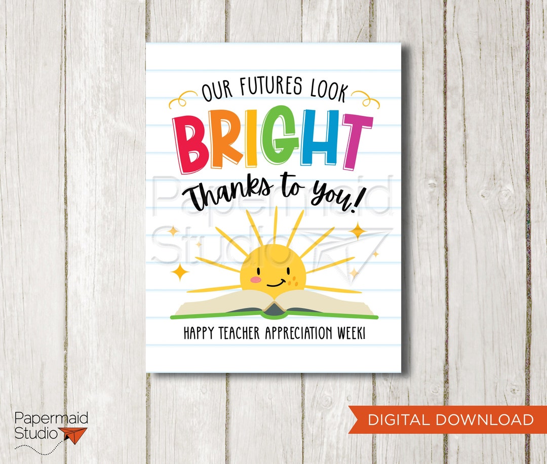 Teacher Appreciation Sign Printable - Teacher Appreciation Poster ...