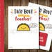 PRINTABLE Teacher Thank You Card - Taco Gift Card Holder for Teacher ...
