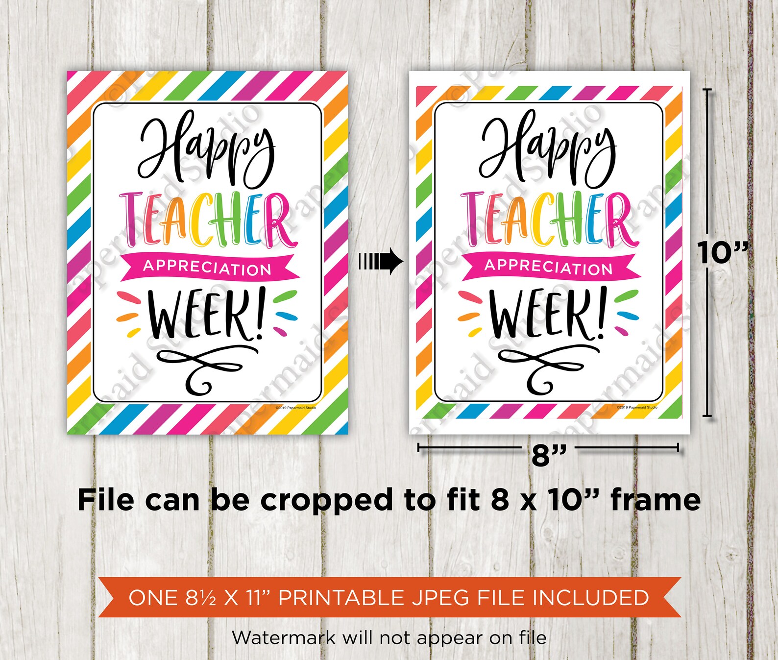Teacher Appreciation Sign Printable - Teacher Appreciation Poster ...
