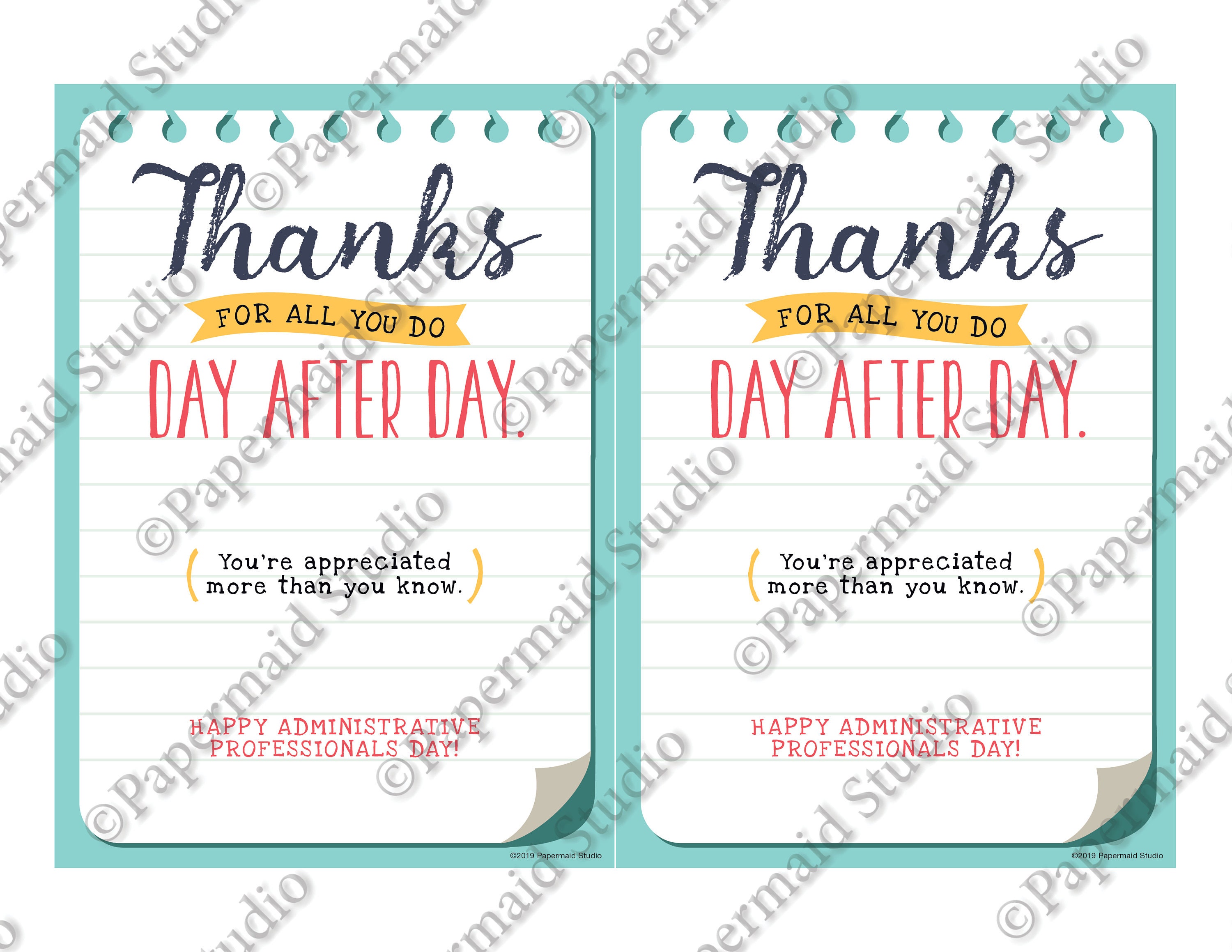 Administrative Professionals Day Gift Printable Employee - Etsy
