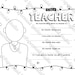 PRINTABLE All About Myteacher Christmas Card Teacher Coloring Sheet and ...