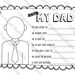 PRINTABLE All About My Dad Father's Day Card - Fathers Day ...