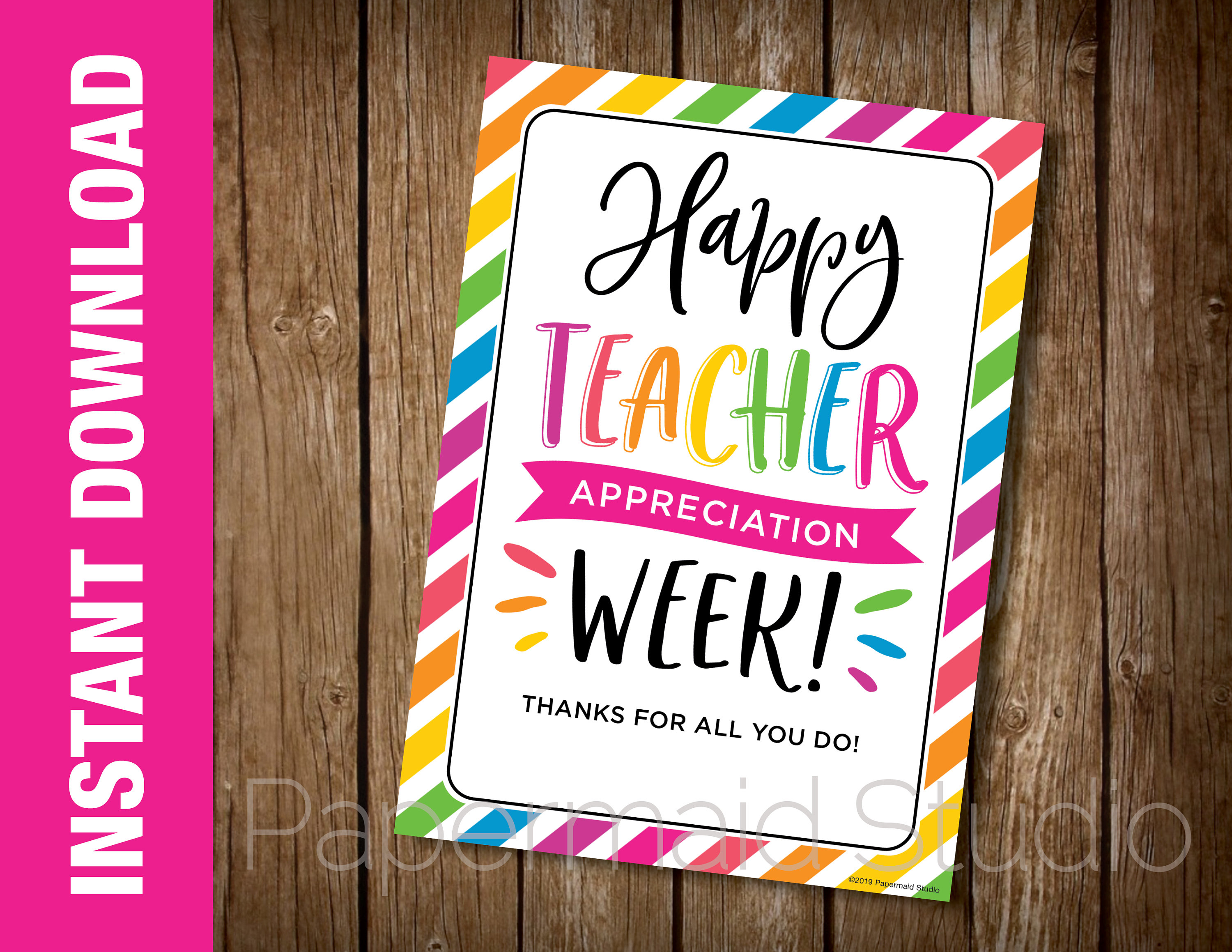 Teacher Appreciation Week Cards
