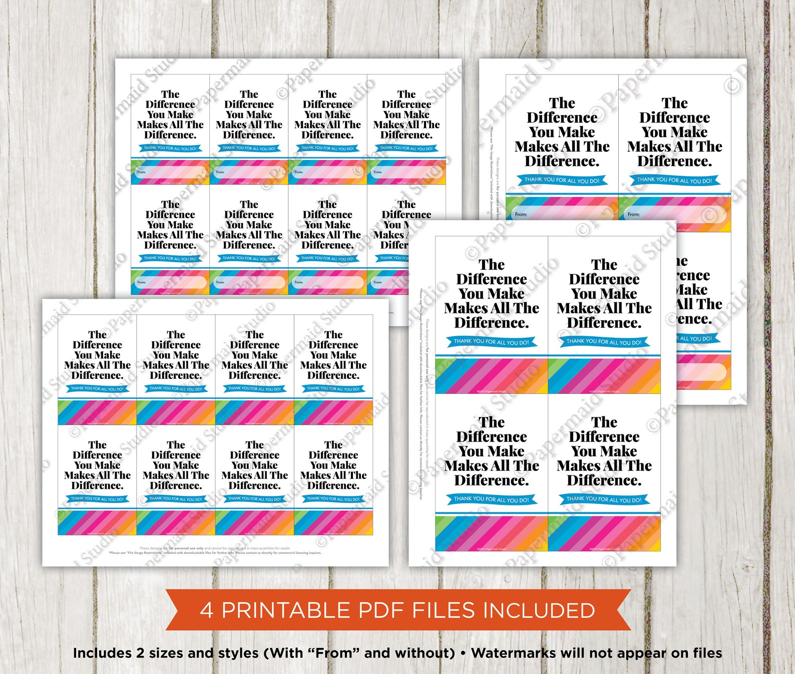 Employee Appreciation Gift Tag - Administrative Professionals Gift ...
