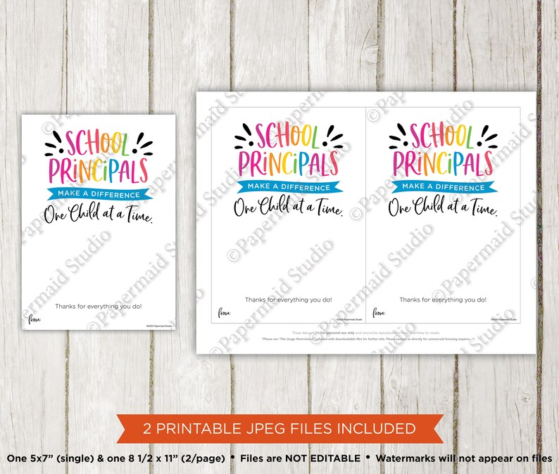 Principal Appreciation Gift - Principal Gift Card Holder - Principal ...