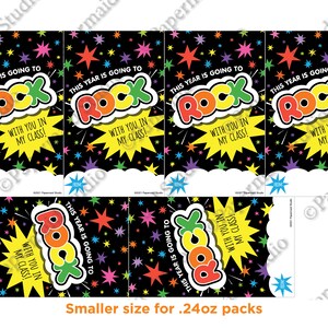 PRINTABLE Pop Candy Tag Back to School Class Treat Tag First Day of ...